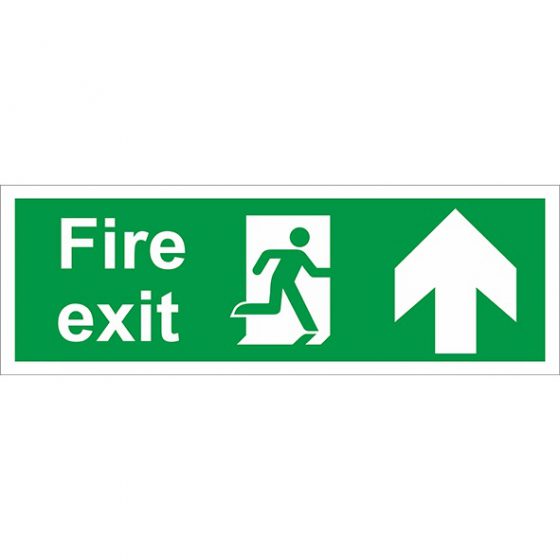 FIRE EXIT ARROW UP SIGN – Safetyfirst Group (Pvt) Ltd.